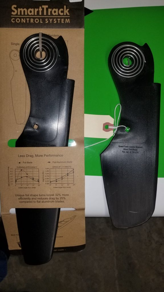 Smart Track short rudder blade Single Kayak - Some Beach Outfitters