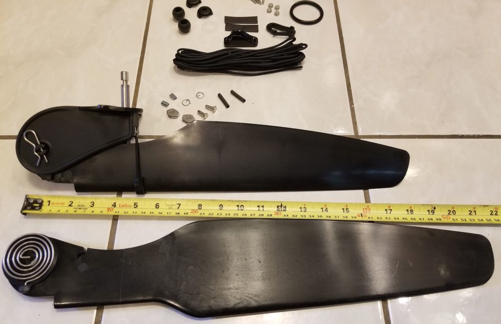 Smart Track Hybrid Tandem Rudder with blade - Some Beach Outfitters