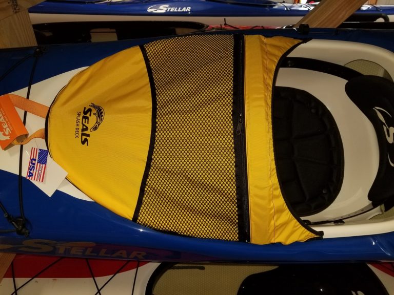 Seals Nylon Splash Deck -Yellow - Some Beach Outfitters